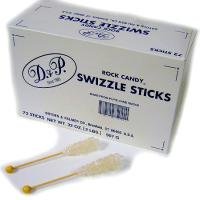 Amazon.com: Dryden White Sugar Swizzle Sticks, 72-Count Package : Home ...