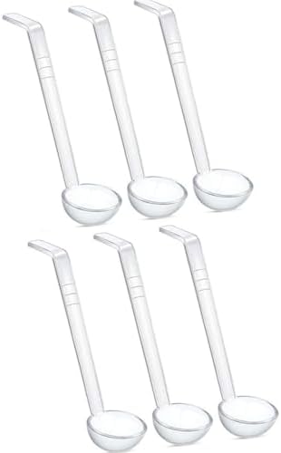 Amazon.com: Domensi 12 Pieces Small Ladles Set, Including 6 Pcs Clear ...