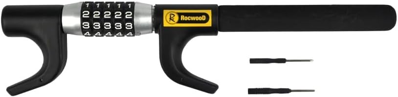 RocwooD Steering Wheel Lock 5 Digit Code Combination Password Passcode ...