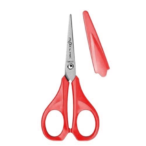 Munix SL-1150C 128 mm / 5" Stainless Steel Scissors | Pointed Tip with ...