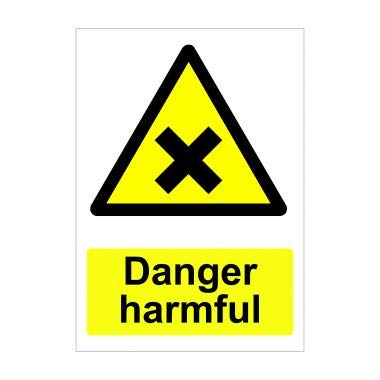INSHOPFITTING Danger Harmful UV PRINTING WITH LAMINTION PASTED IN ...
