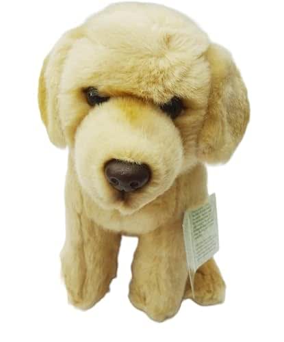 Amazon.com: Sawley Fine Arts Golden Labrador Yellow Labrador 12" Plush ...