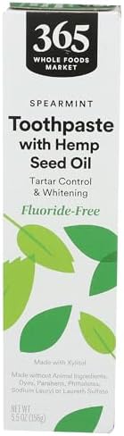 Amazon.com : 365 by Whole Foods Market, Sensitive Toothpaste with Hemp ...