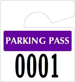 Amazon.com : Plastic ToughTags Parking Permits, Mini, Heavy Duty ...