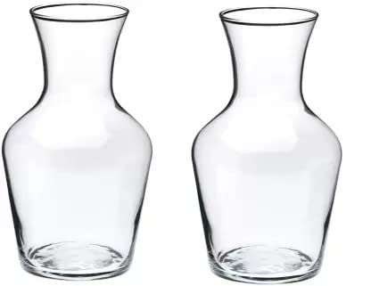 Flora Solutions Beautiful Transparent Bootle Shape Glass Pots Set Off 2 ...