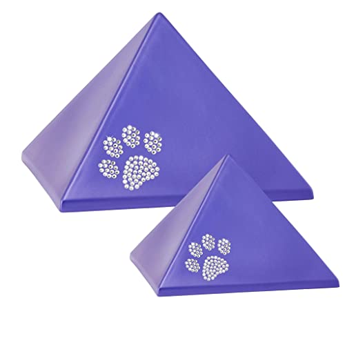Urns UK Penrith Crystal Paw Pyramid Chocolate 0.5L, S – BigaMart
