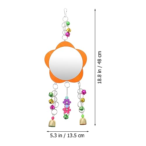 Wiggles Toys Chicken Mirror Toy with Bell Farm Animal Hanging Mirror ...