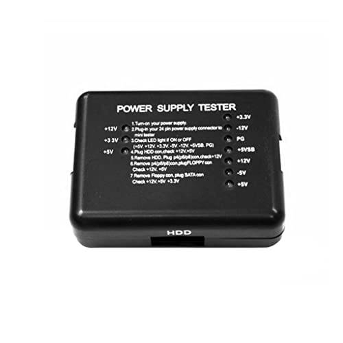 MHT Computer PC Power Supply Tester 20/24pin for PSU ATX SATA HDD Mete ...