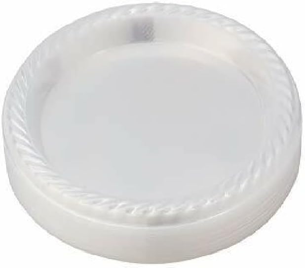 Amazon.com: Kosherific Disposable Clear Plastic Plates, 7 Inches (40 ...