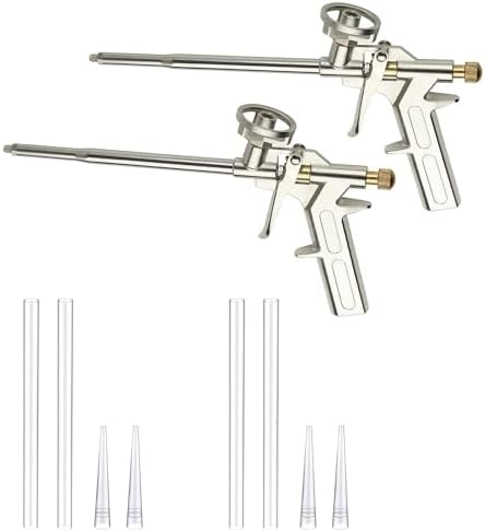 MKB Professional Spray Foam Gun Metal Heavy Duty Expanding Dispensing ...