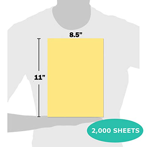 Snapklik.com : Springhill 8.5 X 11 Buff Colored Cardstock Paper, 110lb ...