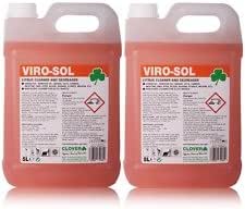 Clover Viro-Sol Virosol 4x5Ltr (20Ltr) Citrus Cleaner Degreaser 326 ...
