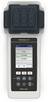 PoolLab 2.0 Electronic Photometer with 3 Measuring Chambers, 24 Water ...
