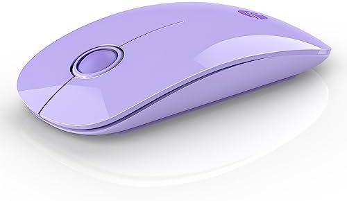 RAPIQUE - mouse inalámbrico Bluetooth, morado, 1600 DPI, larga vida ...