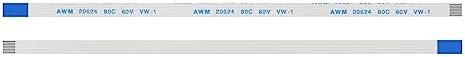 Amazon.com: FOCMKEAS 10PCS 8 Pin Flexible Flat Cable, 0.5mm Pitch 150mm ...