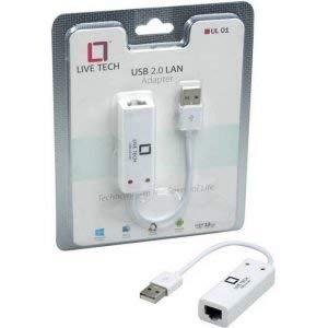 Livetech USB to LAN 2.0 (White) : Amazon.in: Computers & Accessories