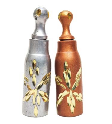 Brass Surma Dani Combo Small To Keep Surma Powder in Unique and ...