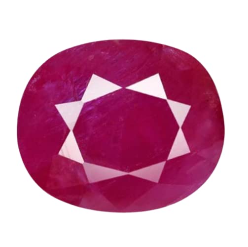BluDiamond Pure Ruby Stone 7.55 Carat Burma Manik Stone 8.29 Ratti ...