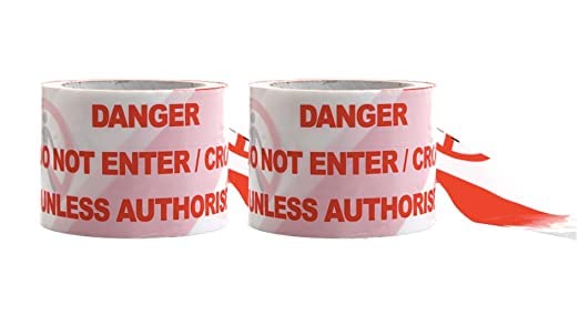 The First lab Safety Barricade Tape | Indoor/Outdoor Warning Tape ...