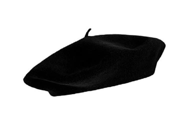 Buy ATABZ Round Black Beret NCC Commando Stylish French caps at Amazon.in
