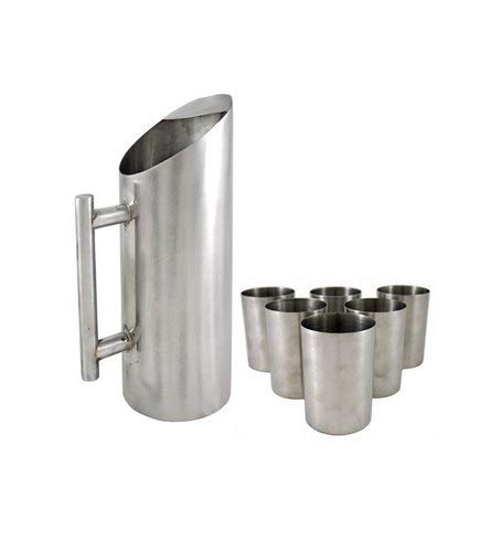 Buy Stainless Steel Water Pitcher 2 Litre Stainless Steel 1-2 mm (10 ...