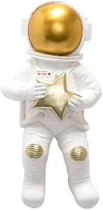Amazon.com: BYVUTE Astronaut Wall Decoration Figurine, Wall-Mounted ...