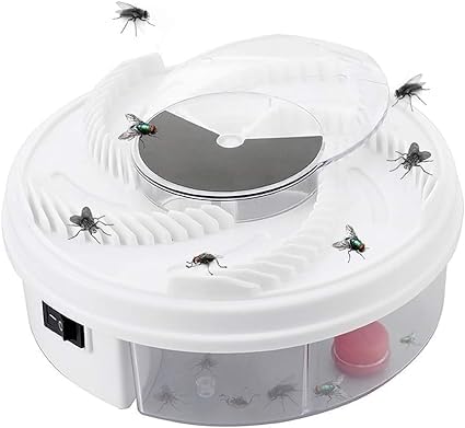 2X Rotation Automatic Electric Fly Trap Mosquito Catcher Pest Control ...
