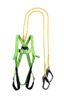 UTEX Safety Harness Fall Arrest, Tower or Ladder Climbing Color Black ...