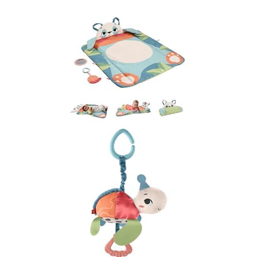 Amazon.com: Fisher-Price Baby Activity Play Mat Planet Friends Roly ...