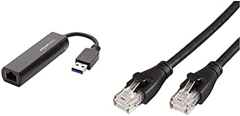 Amazon.com: Amazon Basics USB 3.0 to 10/100/1000 Gigabit Ethernet ...