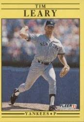 Amazon.com: 1991 Fleer Baseball Card #670 Tim Leary : Collectibles ...