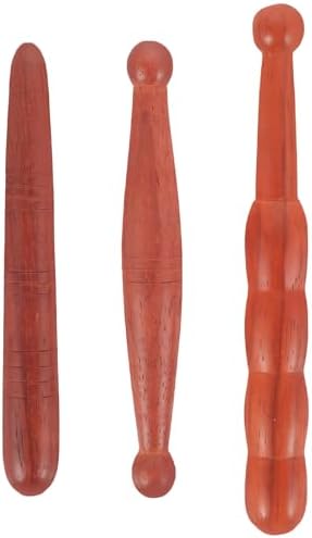Amazon.com: LALAFINA 4pcs Wood Acupressure Massage Pen Foot Massage ...