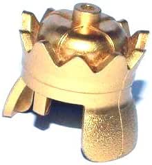 LEGO Castle - 1 corona dorada metalizada para minifiguras Crown 71015 ...