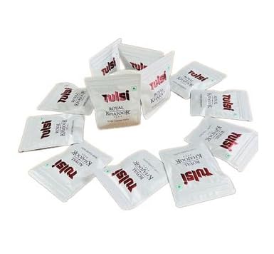 Tulsi Royal Khajoor Dates, Pack of 12, Silver Coated, Small Handy Pack ...