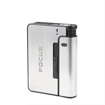 Alkey Focus Cigarette Case Box with inbuilt Lighter for Smoking ...