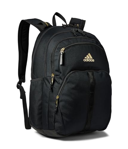 adidas Prime 7 Backpack, Black/Gold Metallic, One Size - Backpack Barn