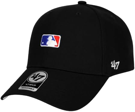 Amazon.com: 47 Brand Batter Logo Baseball MVP Cap MLB-BRMDP01WBP-BK ...