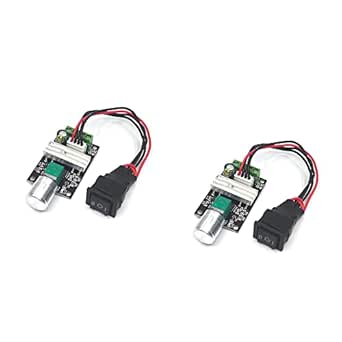 2PCS DC Motor Speed Controller (PWM) 6V 12V 24V 28V 3A 80W Speed ...