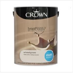 Crown Matt Emulsion 5L Wheatgrass : Amazon.co.uk: DIY & Tools