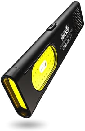 WARSUN T7 Flat Rechargeable Flashlight, Slim Pocket LED EDC Light with ...