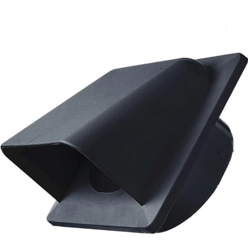 Graphite External Vent Cover Kit – 100mm Hooded Cowl with Backdraft ...