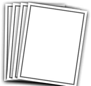 V Papers A4 2 Line Border (One Side Border) Assignment, Project ...