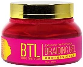 Amazon.com : BTL Family size 16 Fl oz. BTL Professional BRAIDING GEL ...
