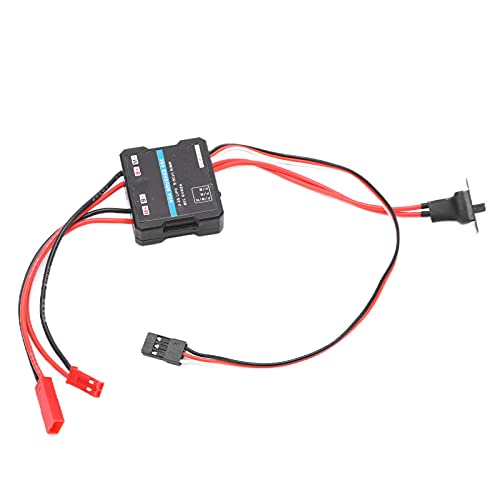 Electronic Speed Controller, Waterproof 40A RC Brushed ESC with Three ...