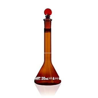 Omsons Glassware | Volumetric Flask | Amber Color| Class A | NABL ...
