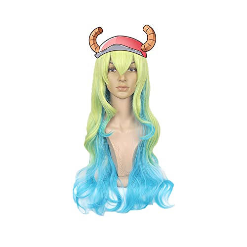 Amazon.com: PonPom Lucoa Wigs, Anime Miss Kobayashi's Dragon Maid ...
