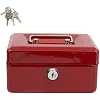New Metal Petty Cash Box With 2 Keys Steel Cash Safe Box Cash Deposit ...