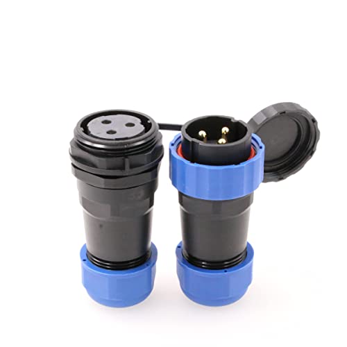 Eonvic SD28 25A 380V 3Pin 28mm Waterproof Aviation Connector IP68 ...