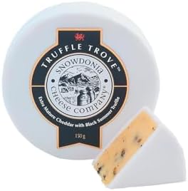 Amazon.com: Extra mature Cheddar with Black Truffle (Snowdonia) 150 gr ...