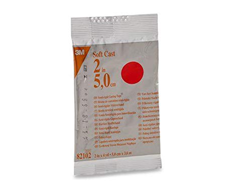 3M – Soft-Cast, Casting Tape, Semi-rigid, Flexible, Fiberglass, Red ...